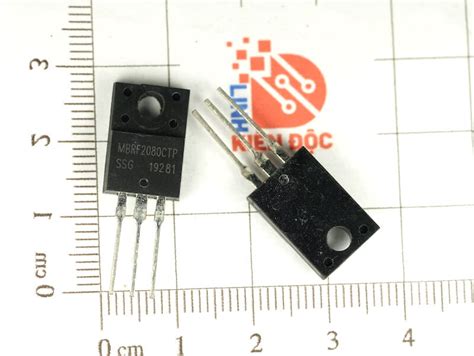 Mbrf2080ctp Diode Schottky 80v 20a To 220 Tháo Máy Linh Kiện Độc