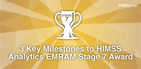 3 Key Milestones To Himss Analytics Emram Stage 7 Award