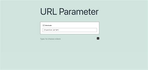 Set Default Form Value From Url Parameters Fluent Forms