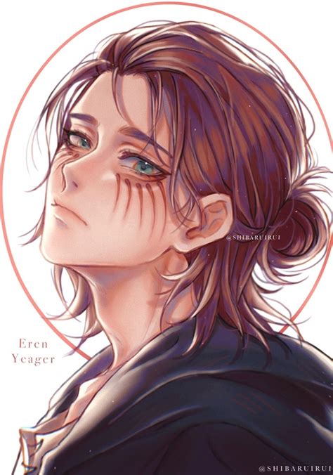 Portrait Eren Yeager An Art Print By Shibaruirui Inprnt