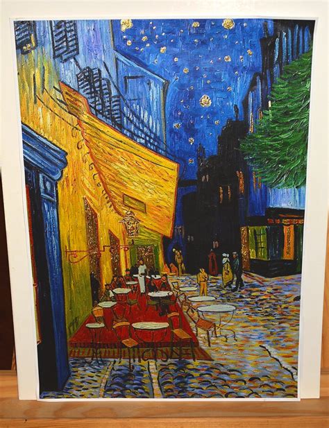 პოსტერი ვან გოგი “კაფე ტერასა ღამით” Mioshop