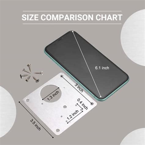 Vyrių Remonto Plokštės Spintelės Spintelės Durų Vyrių Tvirtinimo Plokštės Durų Vyrių Remonto