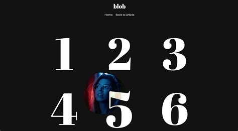 unique blob cursor with background images r frontend