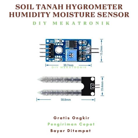 Promo Sensor Tanah Hygrometer Humidity Moisture Modul For Arduino Uno Diskon 3 Di Seller Diy