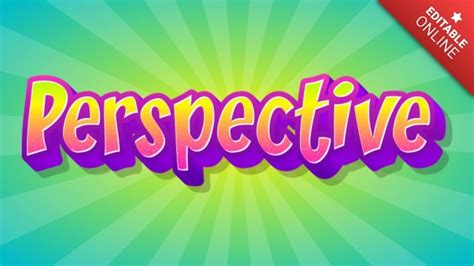 Perspective 3d Font With Gradient Text Effect Generator