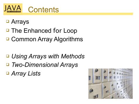 An Introduction To Programming In Java Arrays Pdf