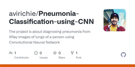 Github Avirichie Pneumonia Classification Using Cnn The Project Is About Diagnosing Pneumonia