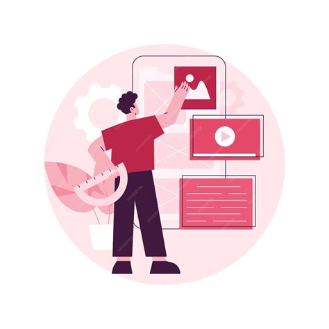 Premium Vector Ui And Ux Design Abstract Concept Vector Illustration