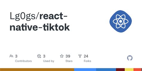 Github Lg Gs React Native Tiktok