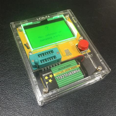 Mega328 Lcr T4 Transistor Tester M328 Diode Triode Capacitance Esr Meter Mos Pnp Npn L C R