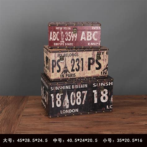 免運 木箱 木盒 木質收納 復古收納箱 創意大號復古做舊木箱子 皮箱 收納箱 整理儲物箱 陳列拍照道具 蝦皮購物