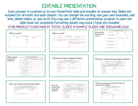 two column proofs worksheets