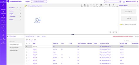 Working With Source Attributes Tab