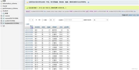 数据库实验 查询赵红选修课程的课程号和成绩查询每门课程的课程号最高分平均分 CSDN博客