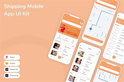 20 Modern Logistics App Ui Designs Xd Psd Figma Sketch