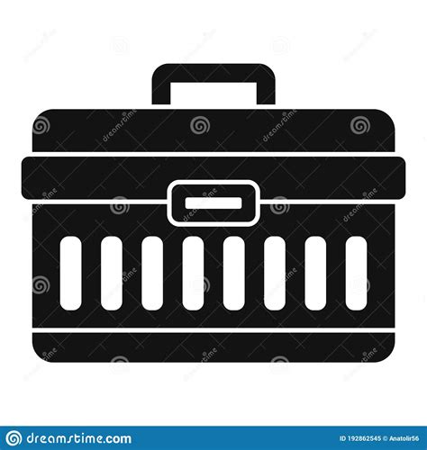 Window Installation Tool Box Icon Simple Style Stock Vector