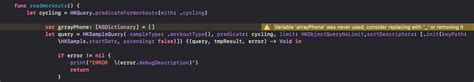 Ios How To Read Different Workouts In Healthkit Swift Stack Overflow