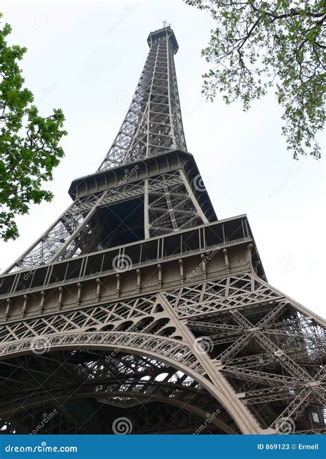 Torre Eiffel Immagine Stock Immagine Di Cielo Alto Costruzione 869123