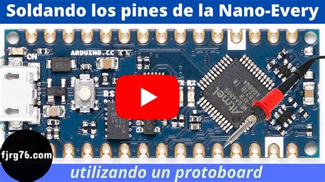 Soldando Los Pines En La Tarjeta Arduino Nano Every YouTube