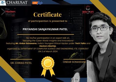 Ethicalhacking Cybersecurity Hackersmeetup Networking Techenthusiasts Priyanshi Patel