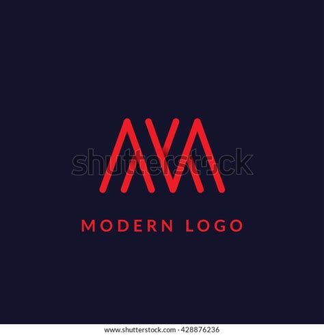 M Monogram Concept Stock Vector Royalty Free 428876236