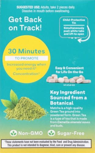 Natrol® Quick Balance Mints™ Energy Lemon Green Tea 30 Ct Kroger