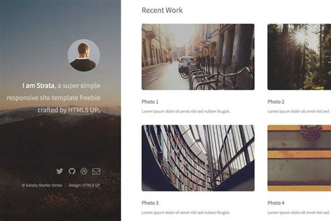 gatsby website templates