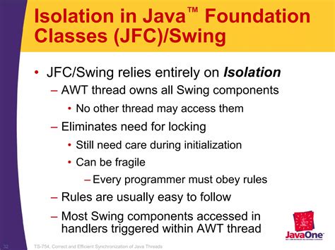 Correct And Efficient Synchronization Of Java Thread Ppt