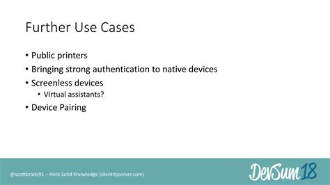 Secure Authorization For Your Printer The Oauth Device Flow Devsum 2018 Pptx