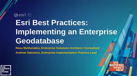Pdf Esri Best Practices Implementing An Enterprise Geodatabase€¦ · System Architecture Best