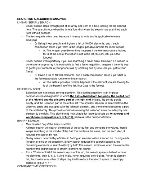 Principles Of Data Structure Lecture 5 Searching And Algorithm Analysis Linear Serial Search