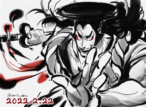 Vamos Mk Kouzuki Oden One Piece Highres 1boy Black Hair Excited