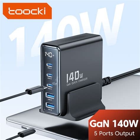 Toocki W GaN Charger Ports USB Type C PD QC Fast Charge For MBK Tablet Phone Charger