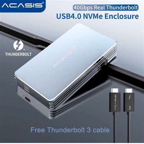 Acasis Usb4 Tb4 40gbps Nvme M 2 Ssd Enclosure Computers And Tech Parts And Accessories Other