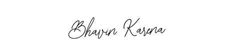 100 Bhavin Karena Name Signature Style Ideas Free Online Signature
