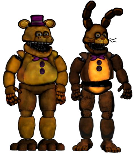 Old Edit Fredbear And Spring Bonnie Whole Body By Karolcito99 On Deviantart