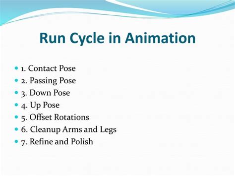 Run Cycle In Animation PPTX