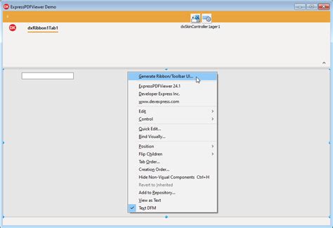 How To Create A Ribbon Or Toolbar Ui For Your Pdf Viewer Application
