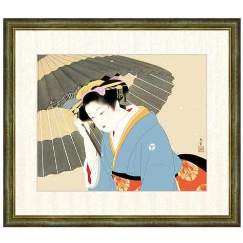 日本の名画 上村松園 雪 F8 [g4 Bn039 F8] Gk21 20 G4bn039 L 人形のゆめさき 通販