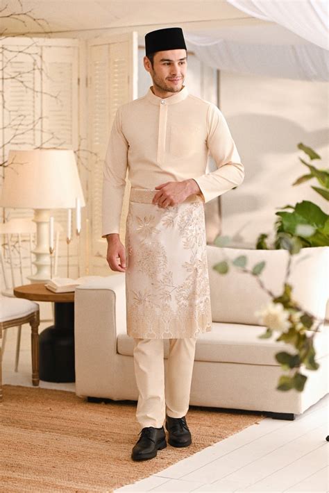Shop Tagged Baju Melayu Natural Cotton Bespoke Fit Putihcom