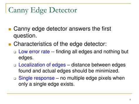 Ppt Digital Image Processing Lecture 17 Segmentation Canny Edge Detector And Hough Transform