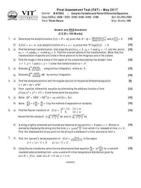 Applied Numerical Methods Pdf Partial Differential Equation Equations
