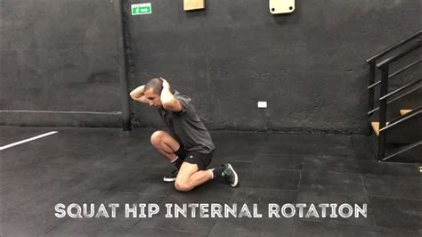 Squat Hip Internal Rotation Bt Youtube