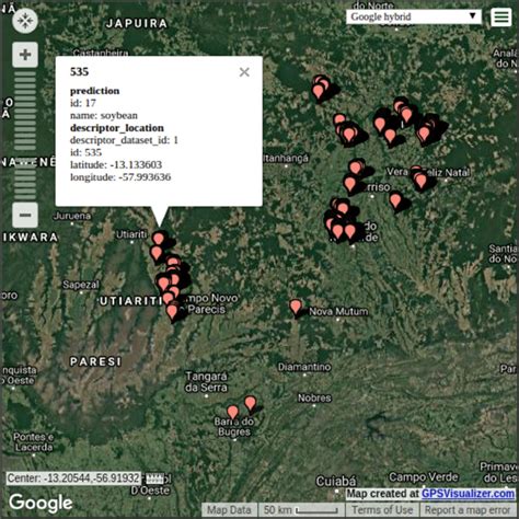 KML File With Crop Locations And Labels Predicted By A Classifier Download Scientific Diagram