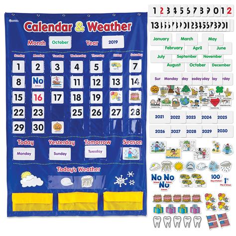 Buy Learning Resources And Weather Pocket Chart Classroom And Weather