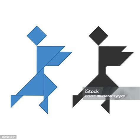 닌자 탱 그램 전통적인 중국 해 부 퍼즐 일곱 타일링 조각기하학적 모양 삼각형 사각형 마름모 평행 사변형 분석 기술을 개발 하는