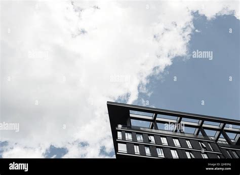 Office Buildings With Modern Corporate Architecture Over Sky Background