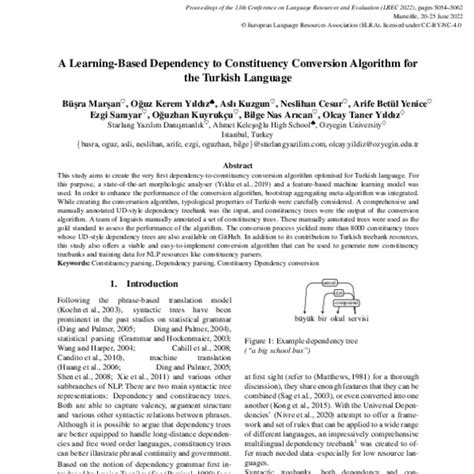A Learning Based Dependency To Constituency Conversion Algorithm For
