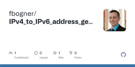 GitHub Fbogner IPv4 To IPv6 Address Generator