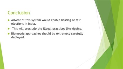 Biometric Voting System Pptx Elections Politics